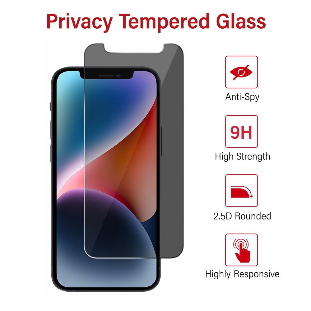 IPhone 12/12 Pro Privacy Tempered Glass - UVTech